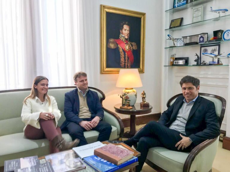 Wesner y Landivar mantuvieron un encuentro de trabajo con Kicillof