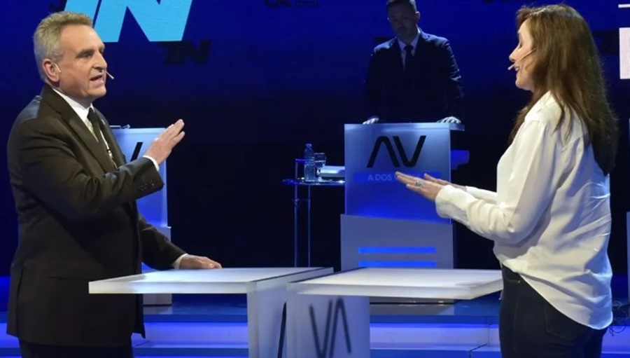 Agustín Rossi y Victoria Villarruel se ven las caras en un debate